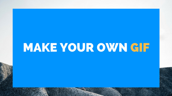 How to make an animated GIF